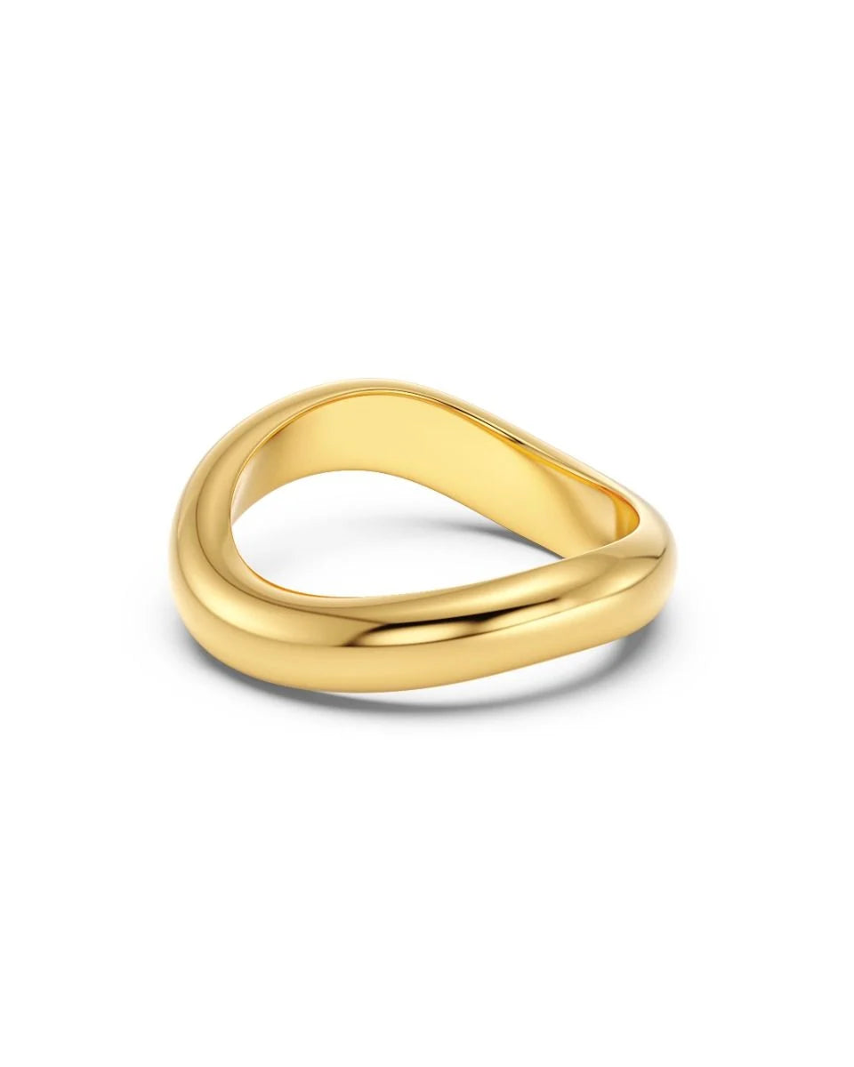Edblad sormus, SELENA RING GOLD Kullankeltainen - Kekäle