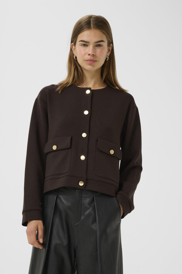 Inwear naisten jakku, GIDAIW VINCENT JACKET Chocolate Brown - Kekäle