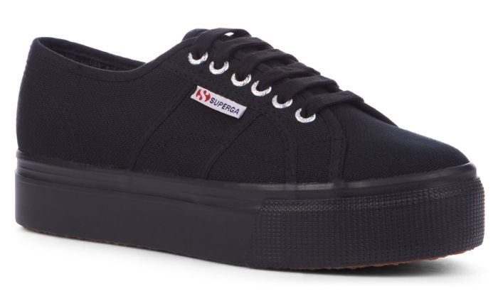 Superga Naisten Kangaskengät, 2790 Acotw Linea Up And Down Musta - Kekäle Superga Naisten Kangaskengät, 2790 Acotw Linea Up And Down Musta - Kekäle