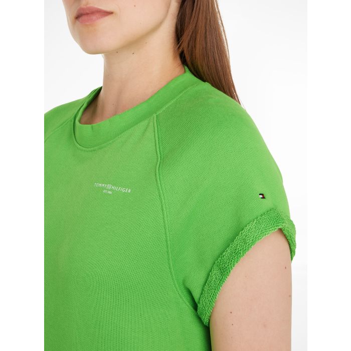 Tommy Hilfiger Mekko 1985 Mini Corplogo C Nk Dress Vihreä Kekäle